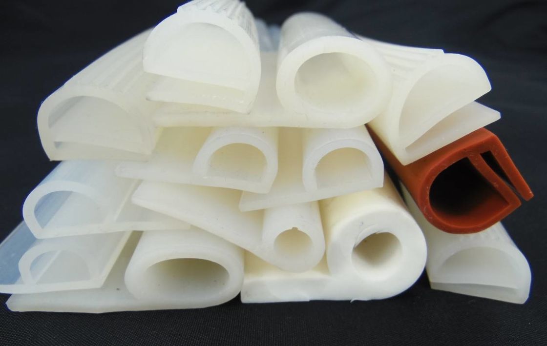 100% pure silicone silicone rubber profile , silicone strip , high ...