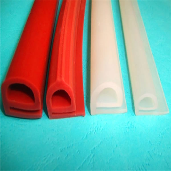 Maintenance Free Silicone Seal Strip , Platinum Cured Silicone Extruded ...