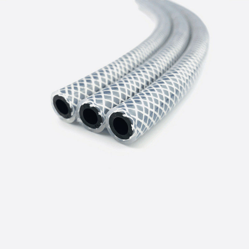 FDA Oxygen Generator Braided Silicone Tubing Reinforced Fiber Braided Hose