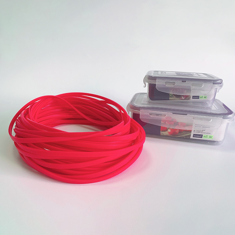 Airtight Lunch Box Silicone Rubber Sealing Gasket Ring For Food Container