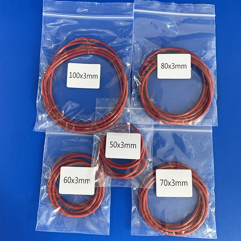 Custom Food Grade Standard Silicone Rubber O Rings / NBR EPDM FKM O Rings