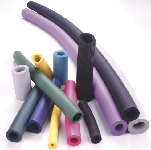Small Diameter Silicone Coloured Foam Tubes Non Toxic For Water And ...