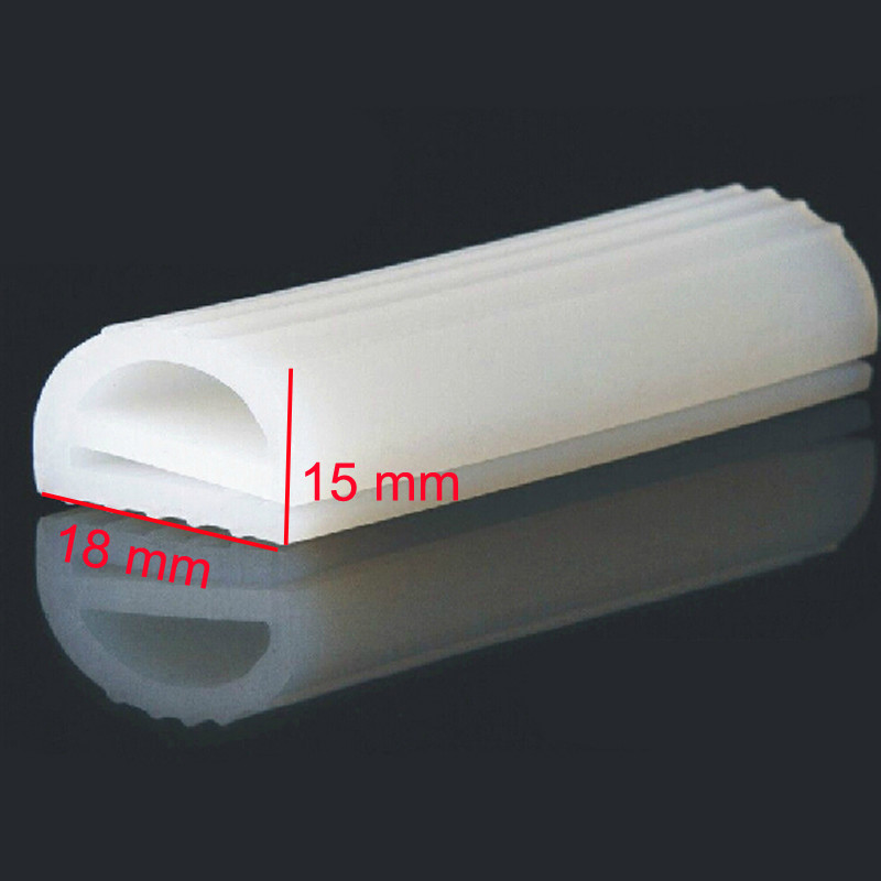 100% pure silicone silicone rubber profile , silicone strip , high ...