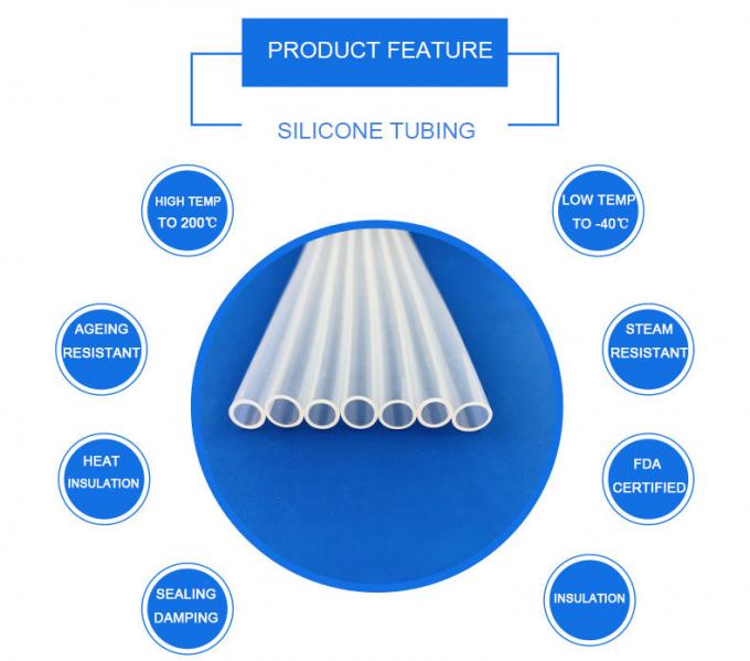 Tasteless 30A Food Grade Platinum Curing Silicone Tube