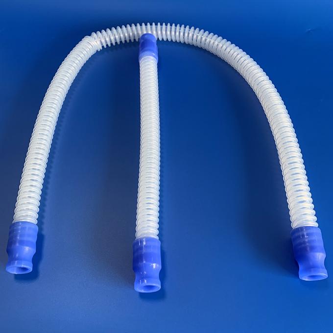 Transparent Reusable Silicone Breathing Circuit For Medical Anesthesia