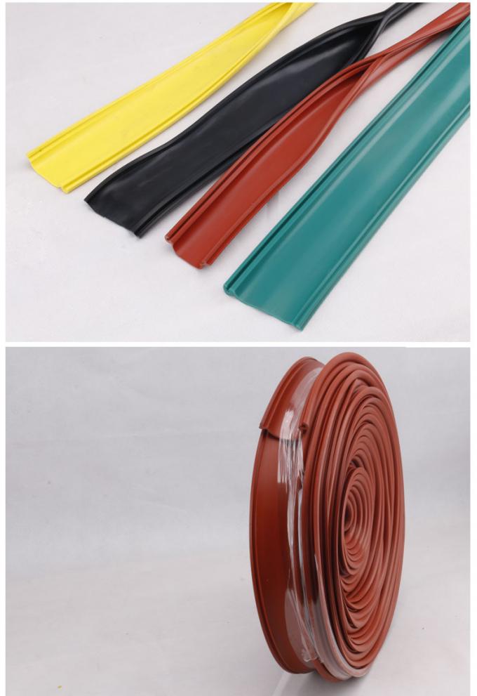 Clasp Sheath silicone foam pipe insulation For Electrical Cable